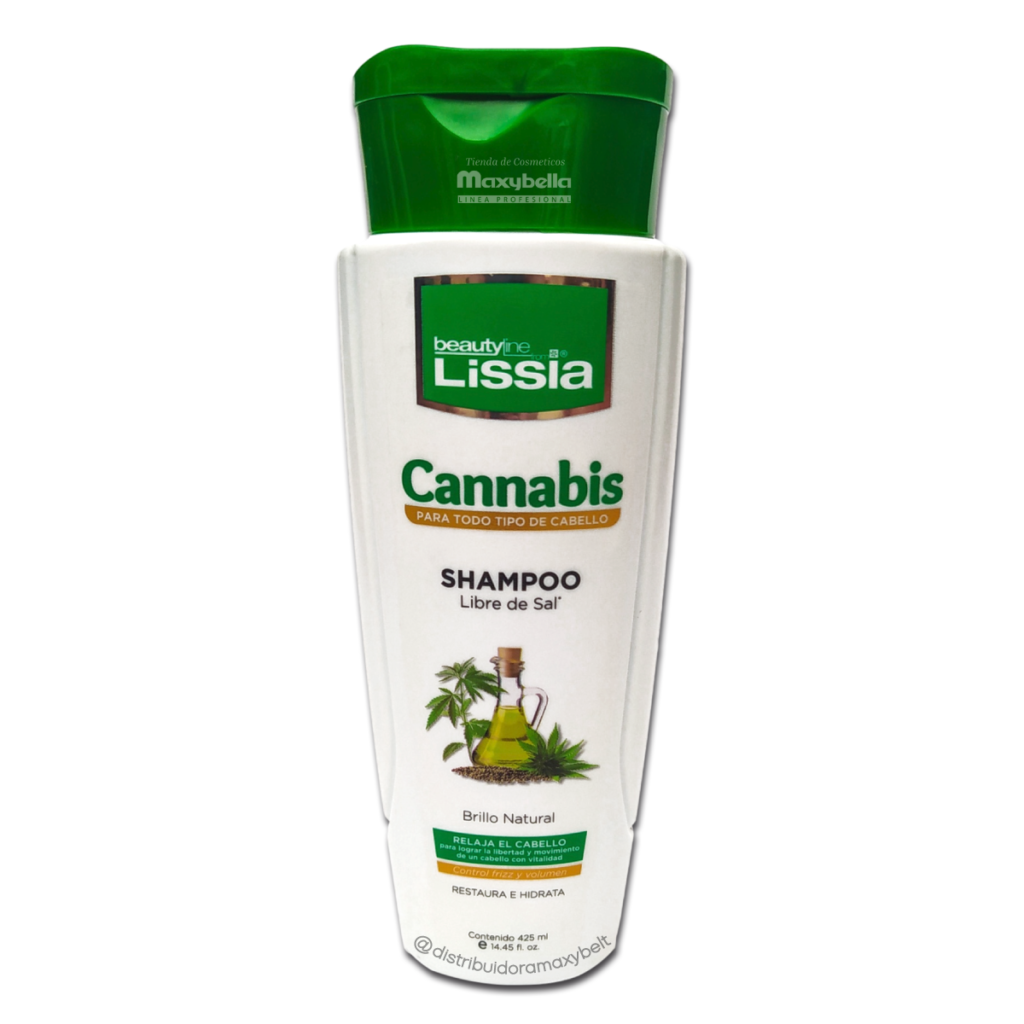 Shampoo - Cannabis Lissia - Cosmeticos Maxybelt